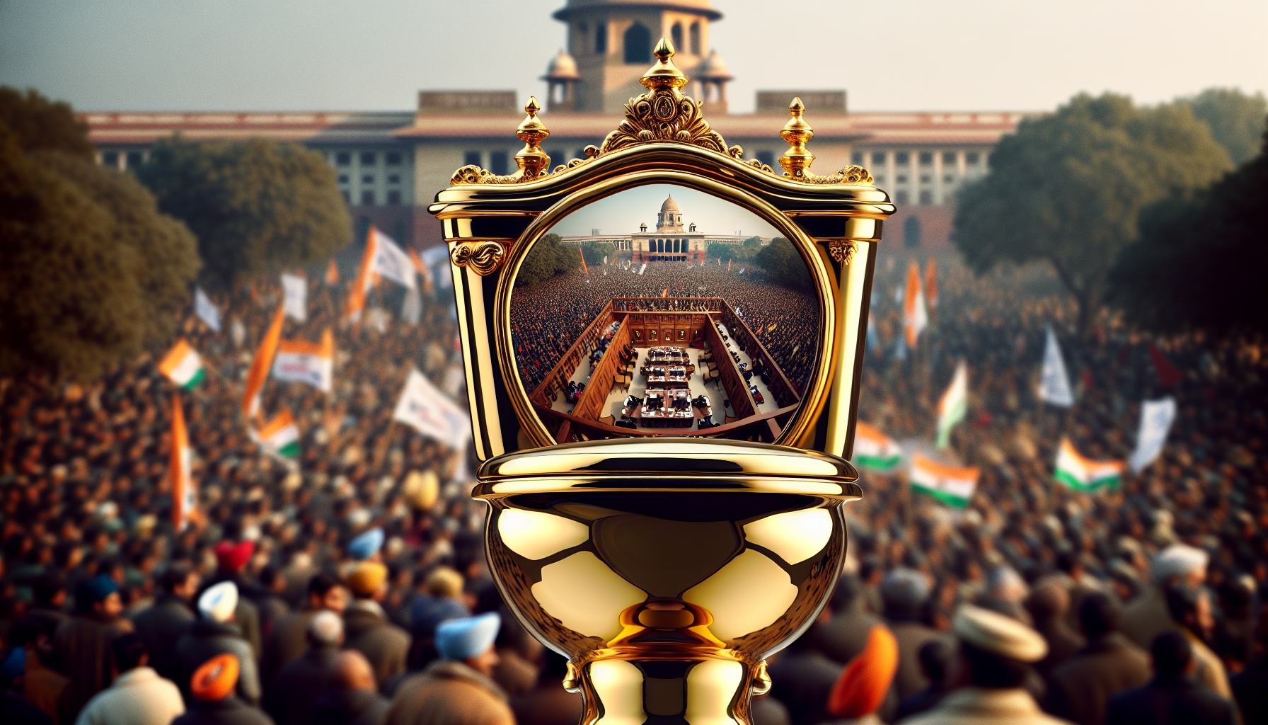 Sheesh Mahal: Delhi Elections and CM's House Tour - Left, Right, and ...